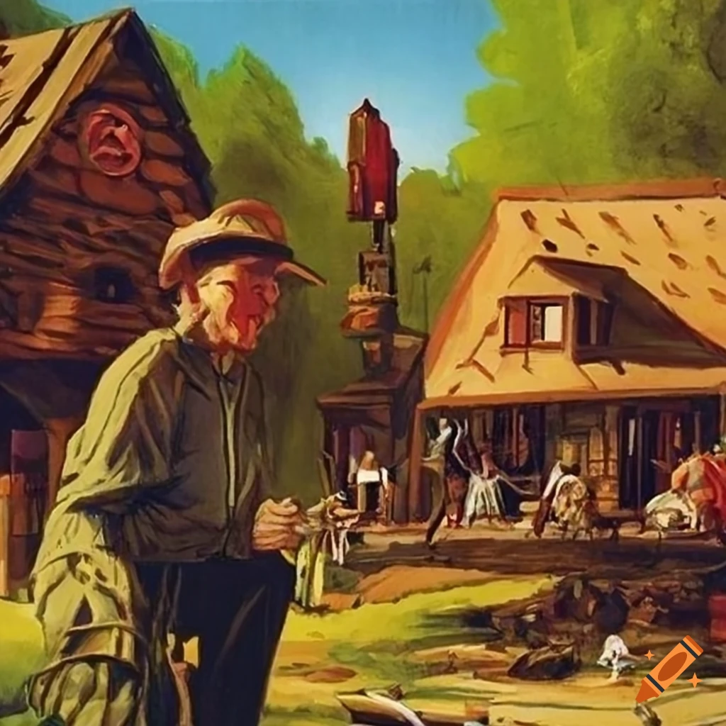 James gurney scenery from cuckoo-clock lsd graphic novel by norman ...