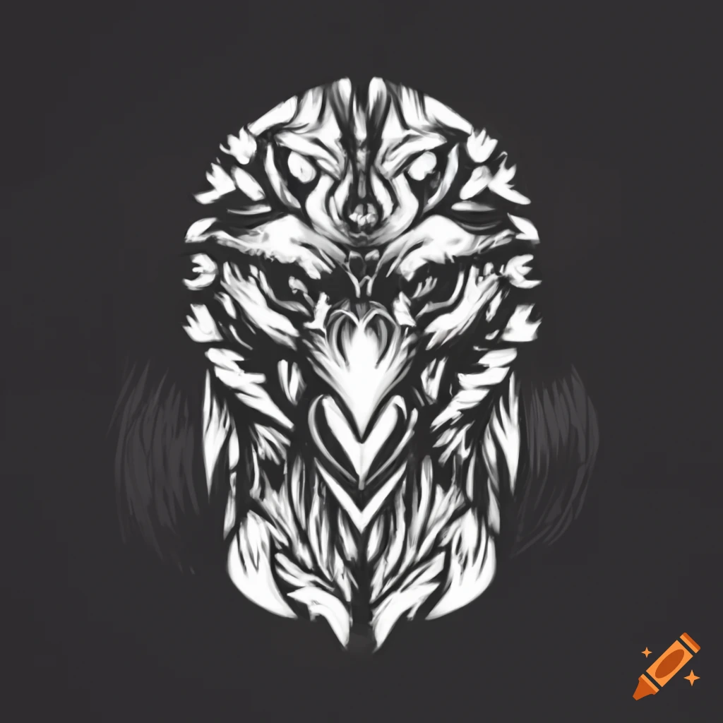 Humanoid eagle creature on Craiyon