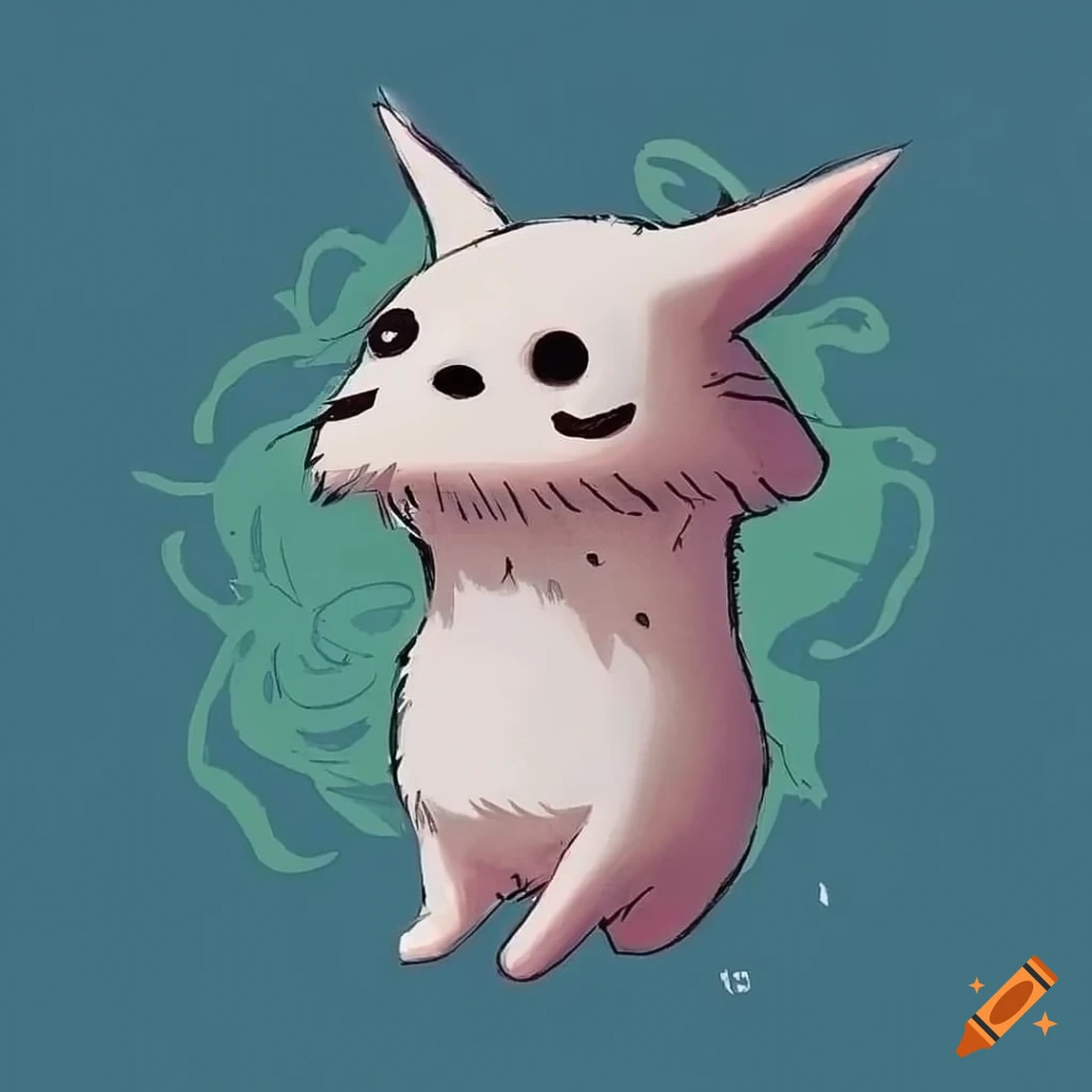 Studio ghibli inspired animal person drawing on Craiyon