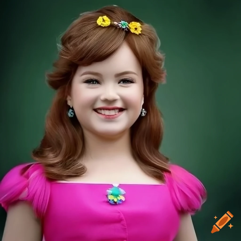 Portrait of princess daisy in high-resolution 4k on Craiyon