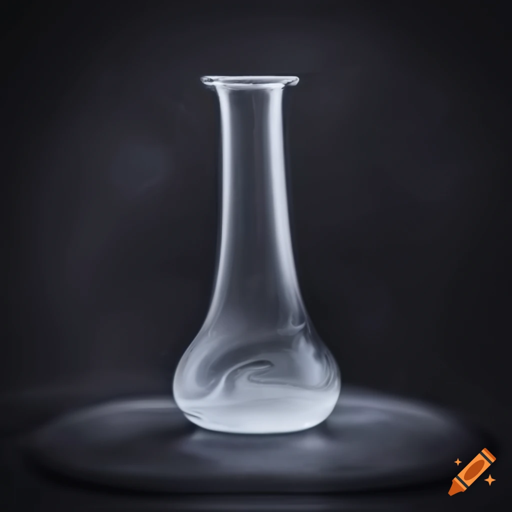 Grey swirling liquid in a glass potion on Craiyon