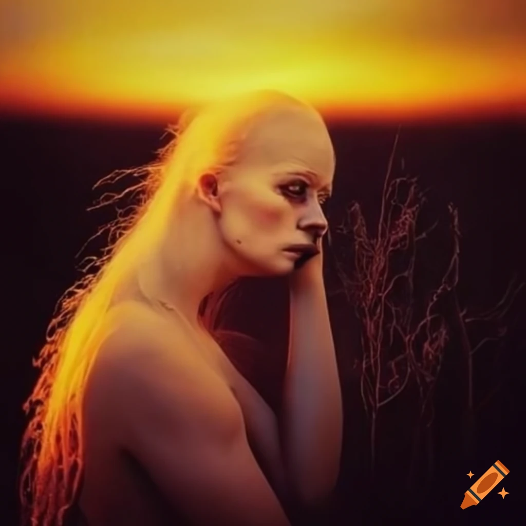 Anna varney capturing golden hour nature images on Craiyon