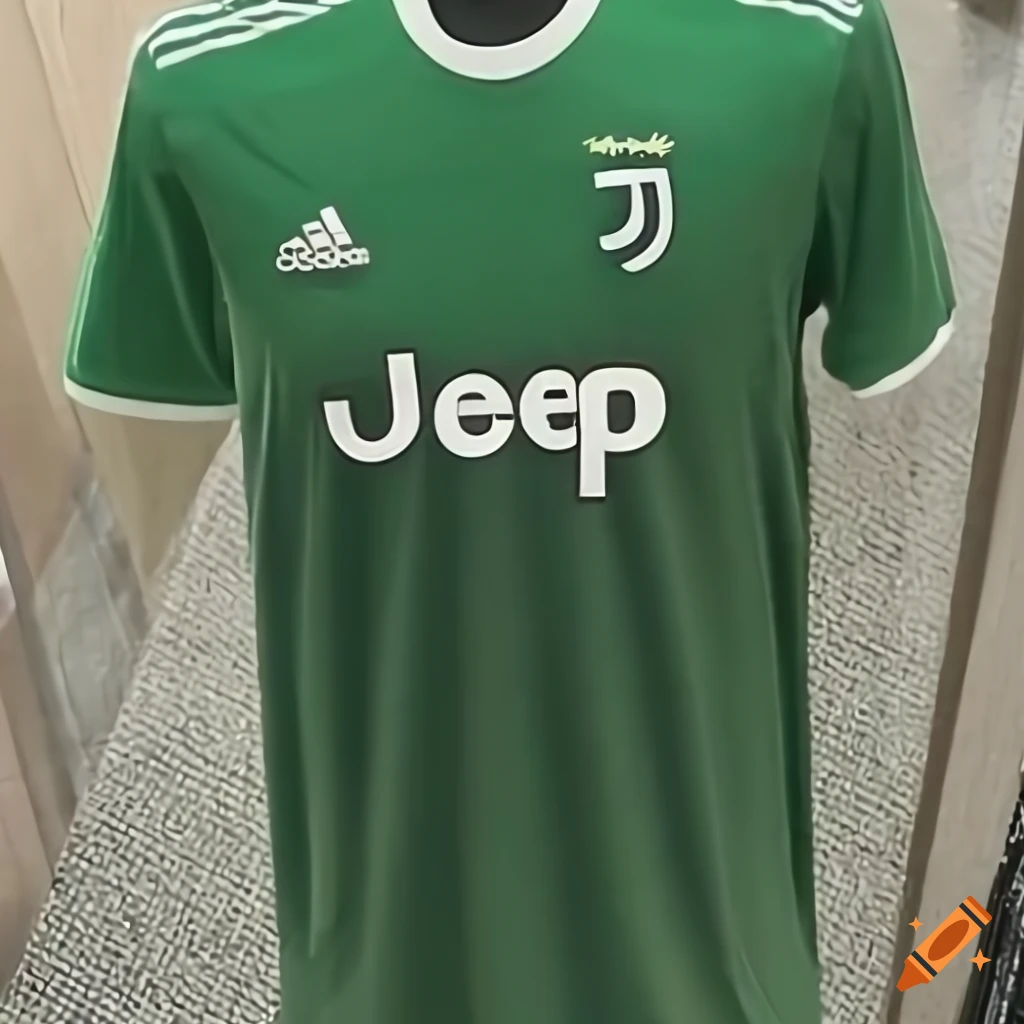 Green juventus jersey on Craiyon