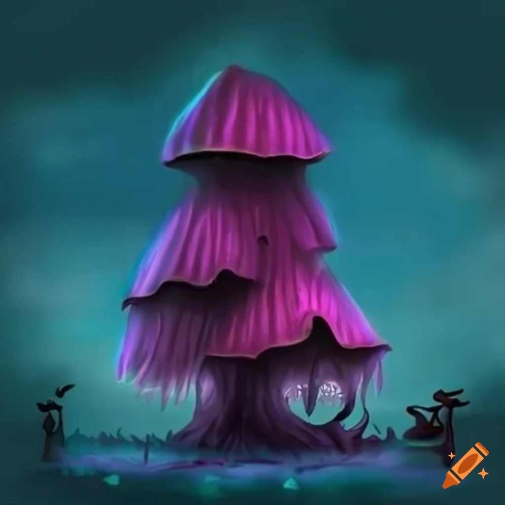 Msm tree on demented dream island on Craiyon