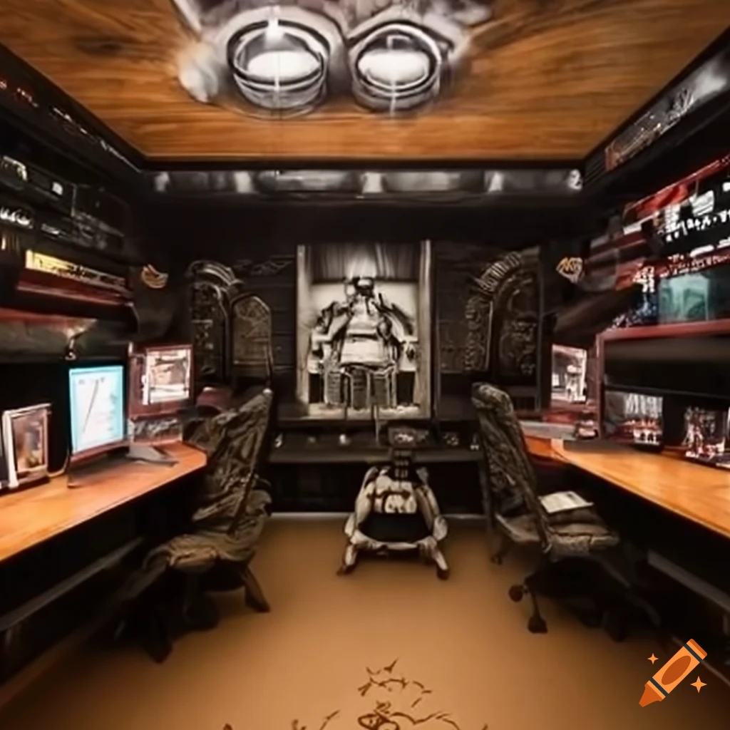 Star wars themed office on Craiyon