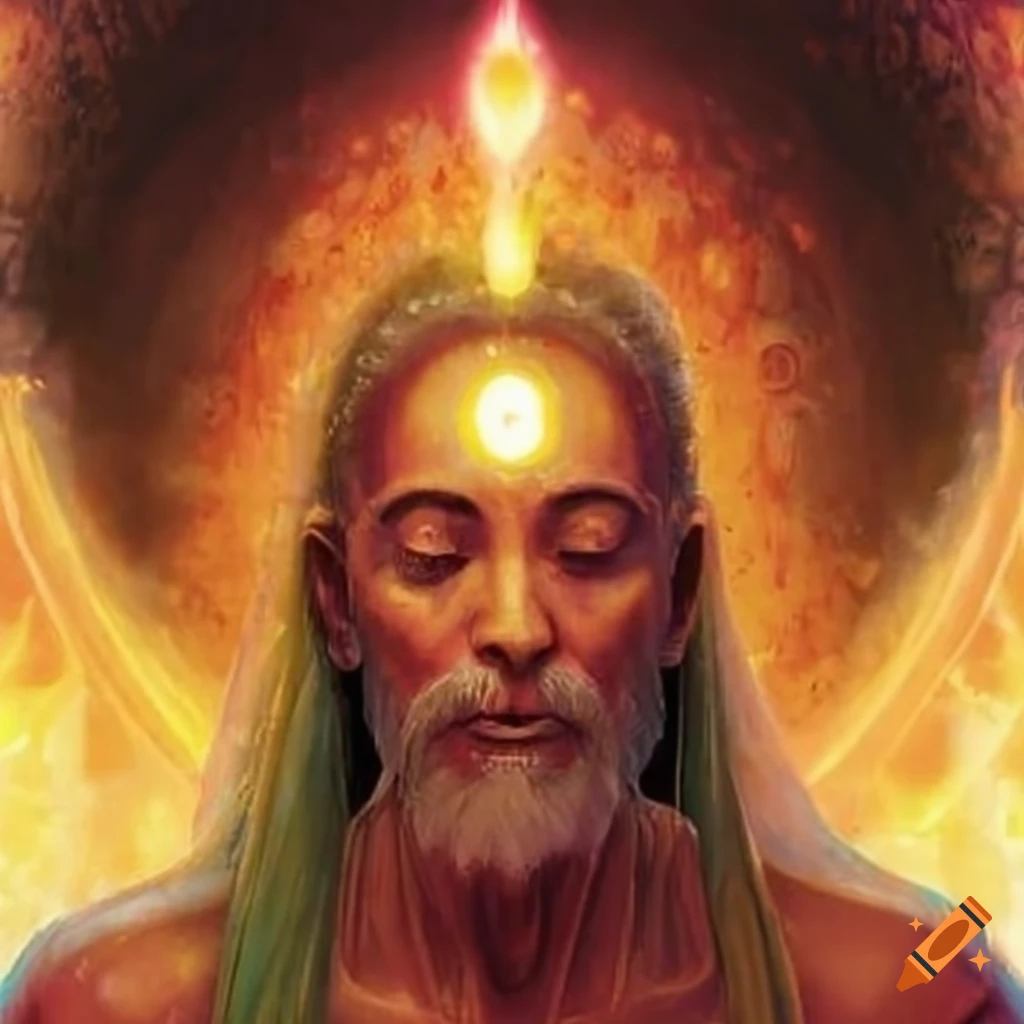 The ascended masters displaying their gifted powers on Craiyon