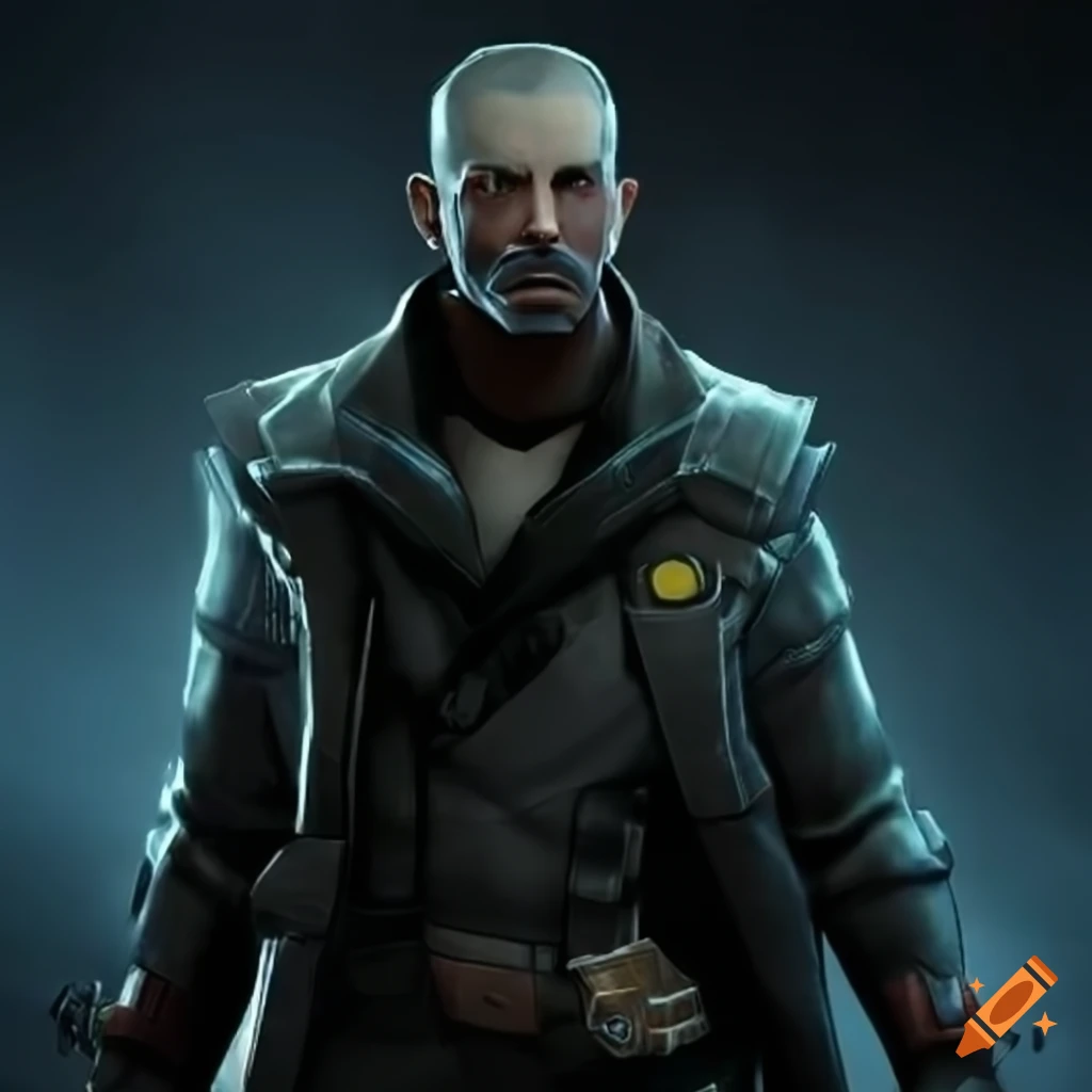 Cyberpunk male character - syndicate agent merit on Craiyon