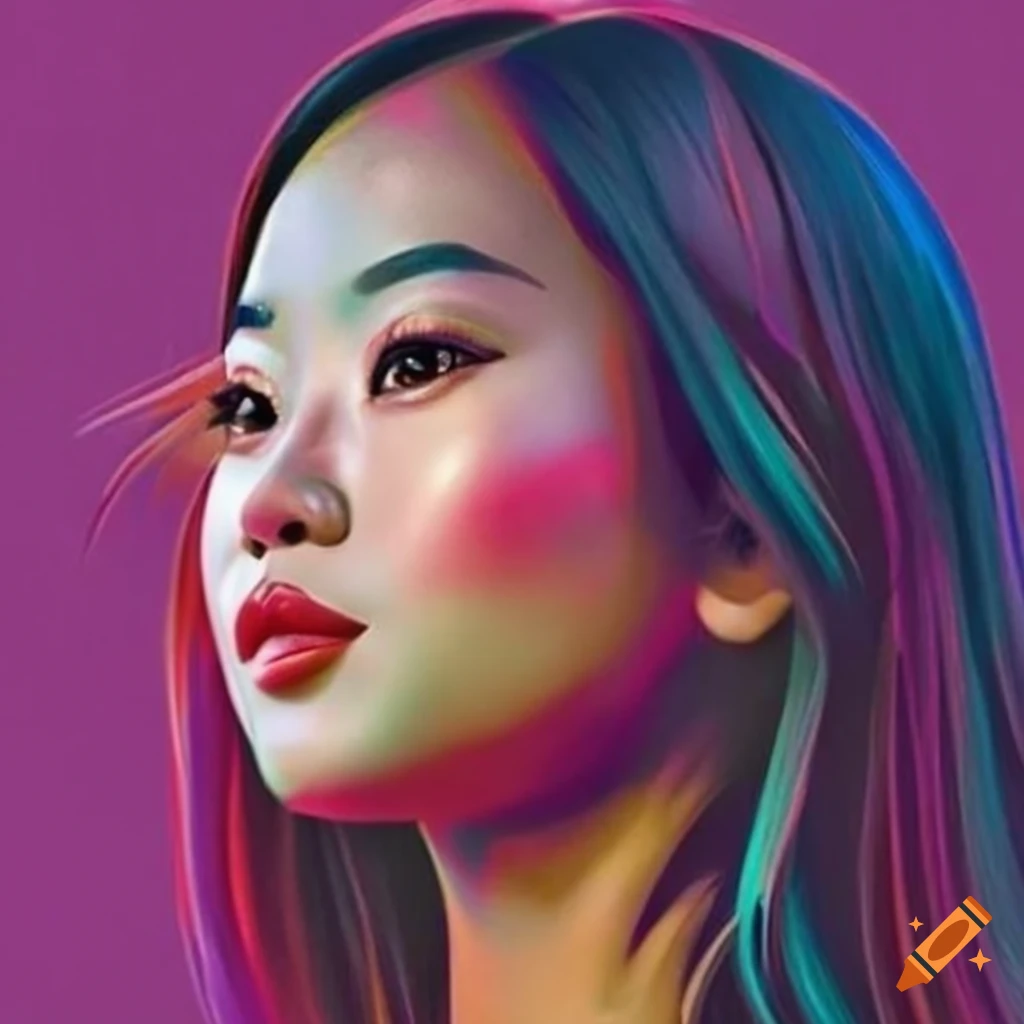 Portrait of mabel pines in high-resolution detail on Craiyon