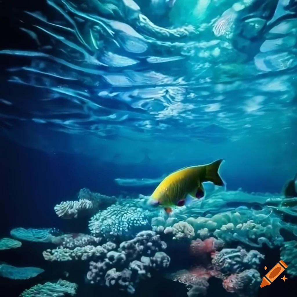 Group of exotic fish in mesmerizing underwater micro photography ...