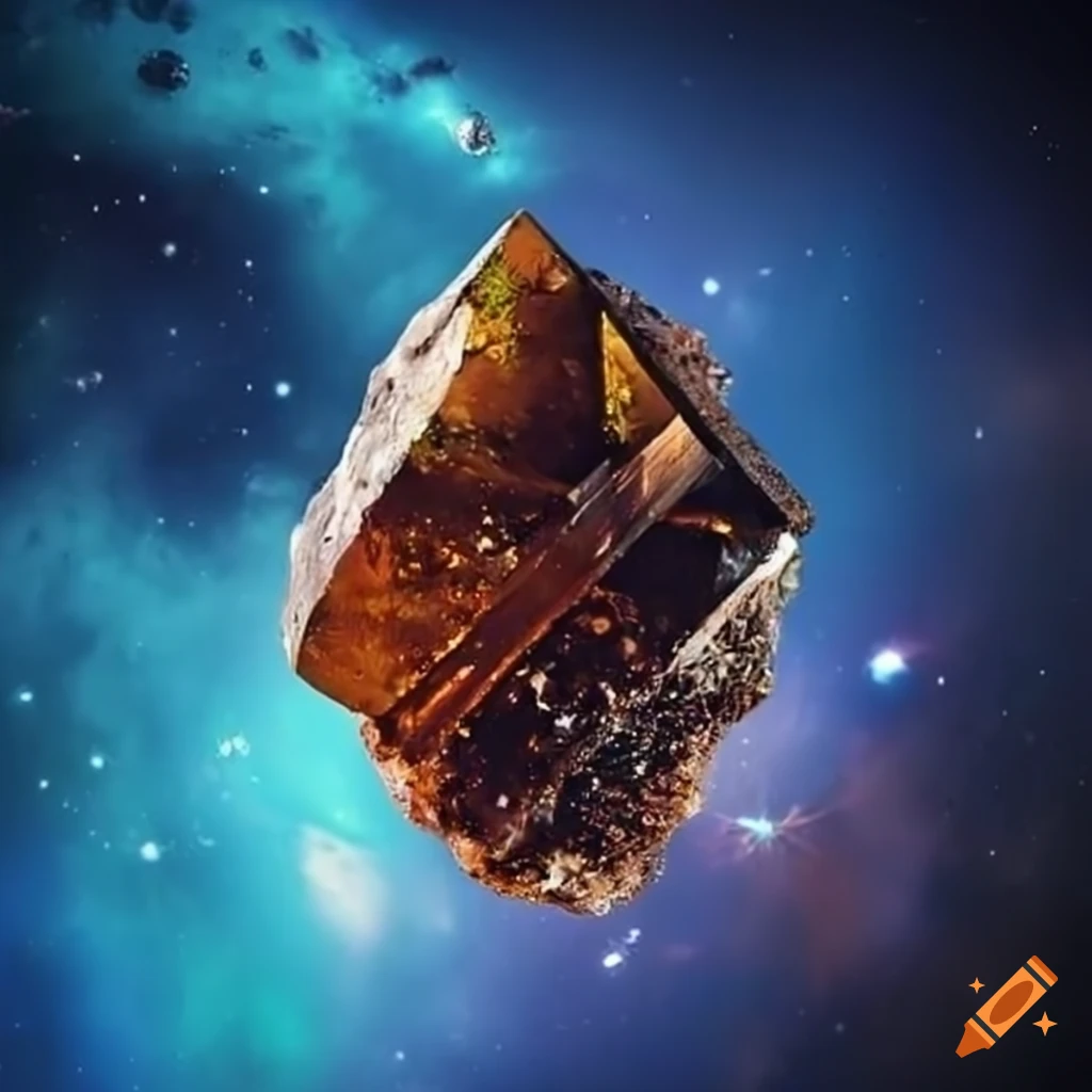 Minerals in outer space on Craiyon