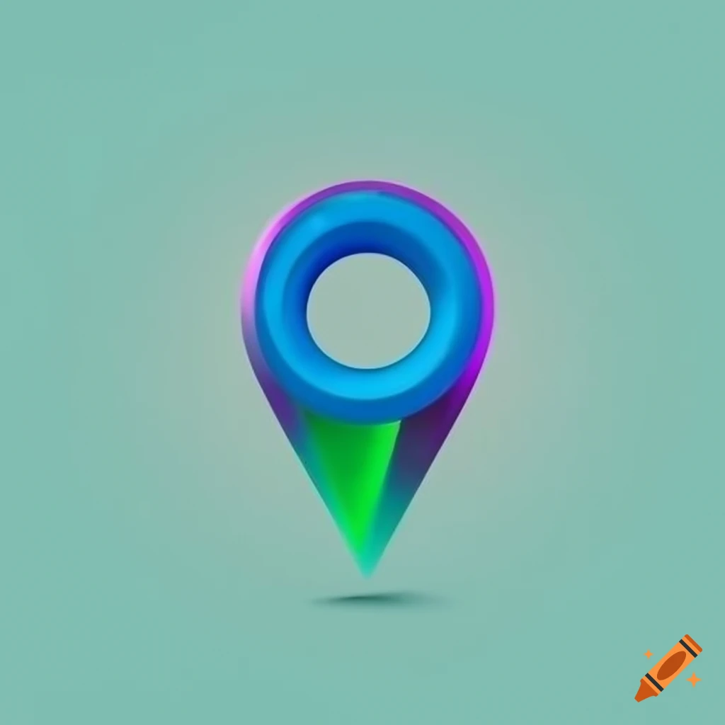 Layered pinpoint marker logo with text maplytics - location ...