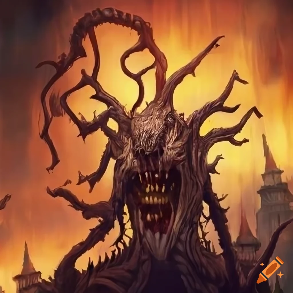 Eldritch horror on Craiyon