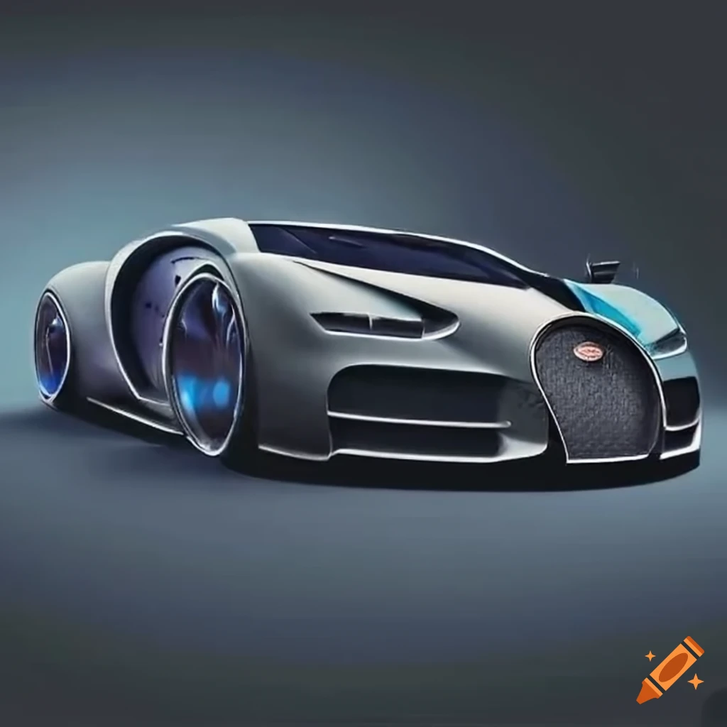 Turbine in bugatti front bumper on Craiyon
