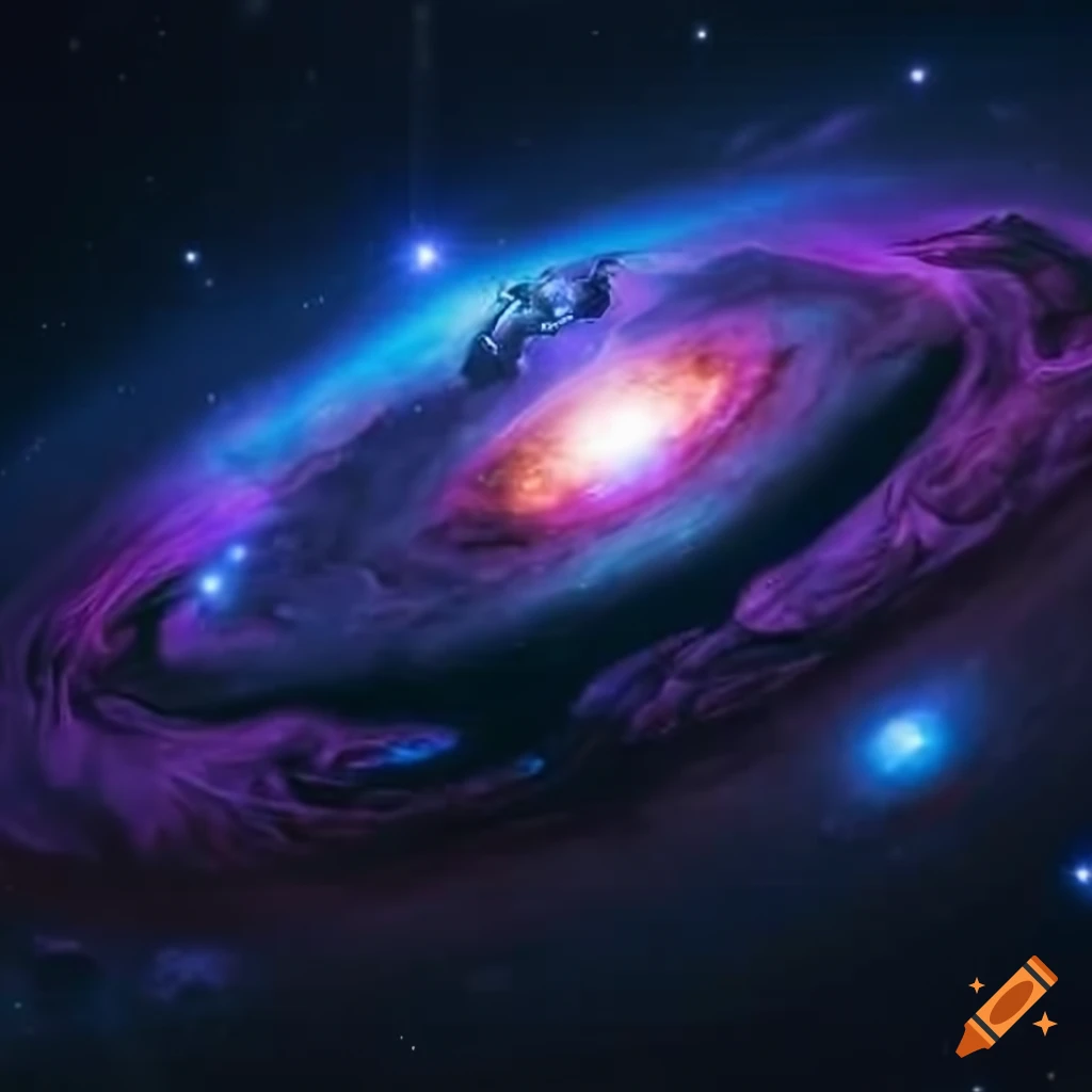 Astral rift galaxy on Craiyon