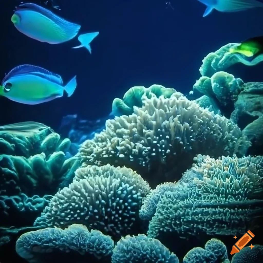 Group of vivid exotic fish in hyper-sharp underwater micro photography ...