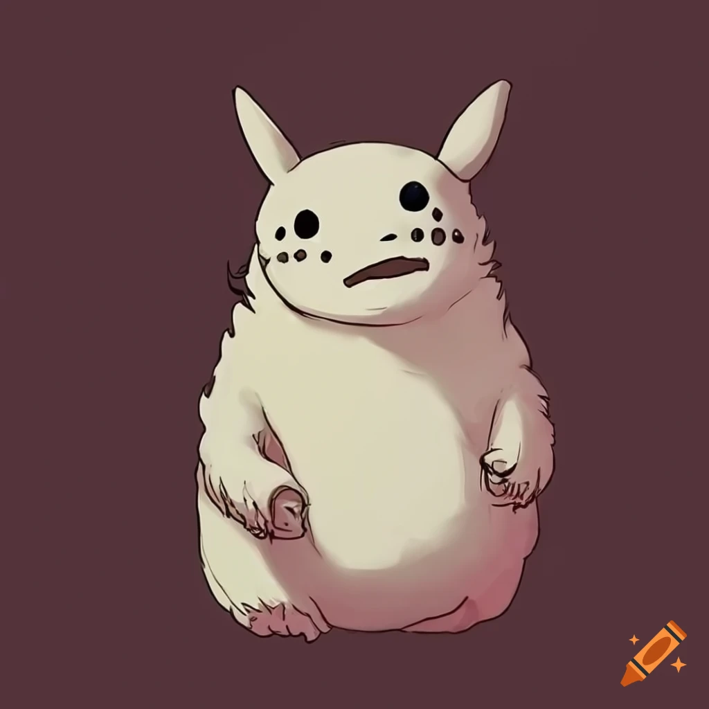 Studio ghibli inspired animal person drawing on Craiyon