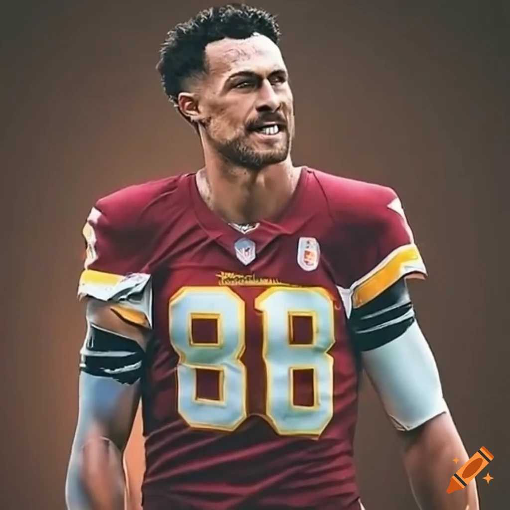 Alex smith with a side part hairstyle on Craiyon