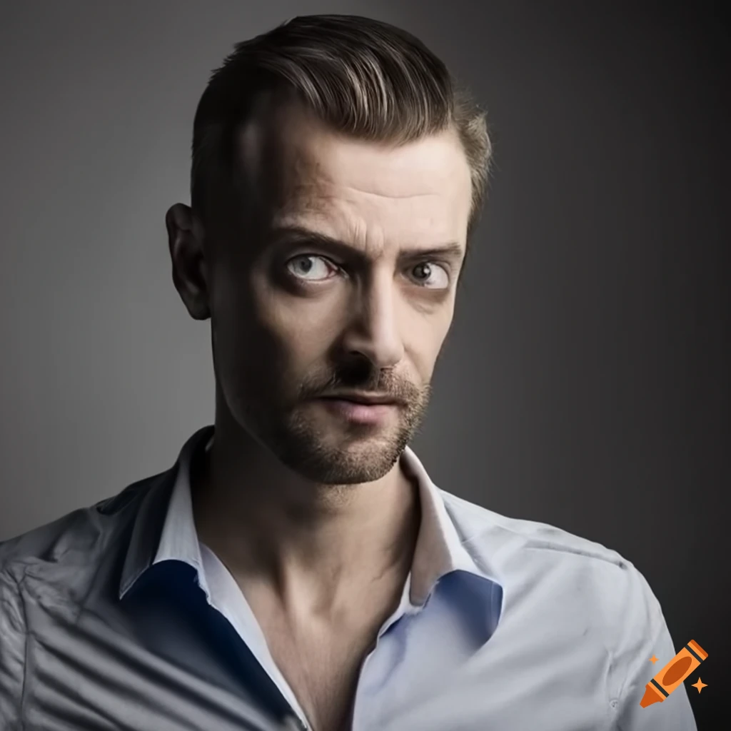 Realistic portrait of a 40-year-old man on Craiyon