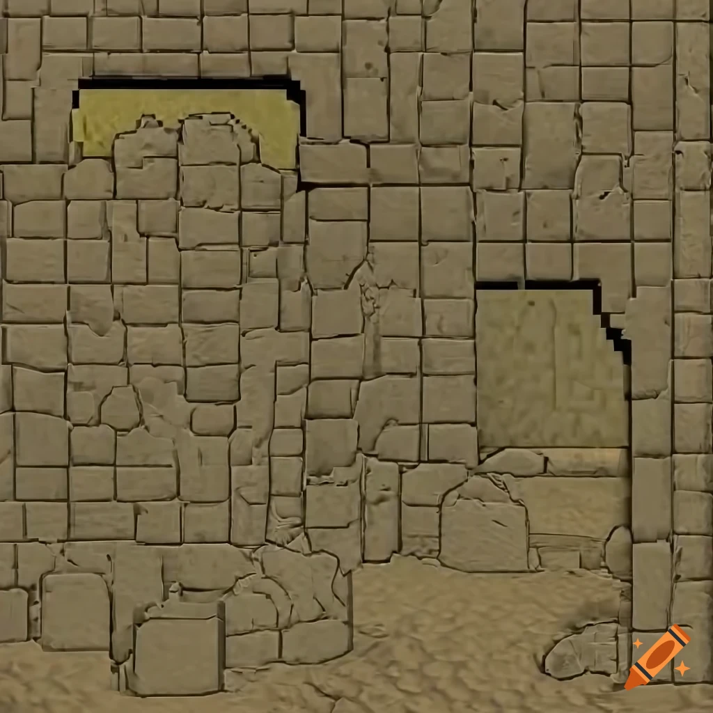 Moebius texture of a battlement on Craiyon