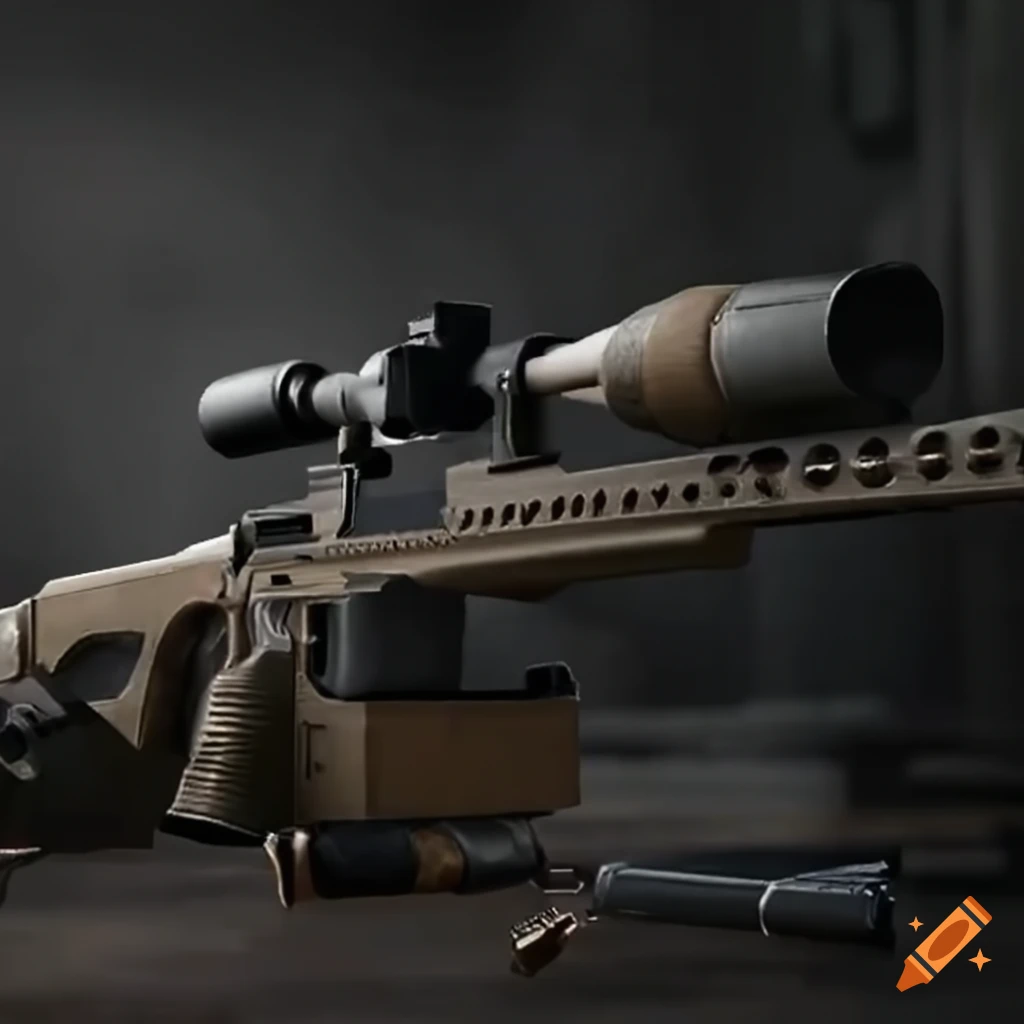 Call of duty sniper weapon on Craiyon