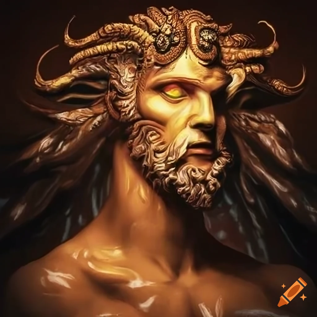 River god sculpture on Craiyon