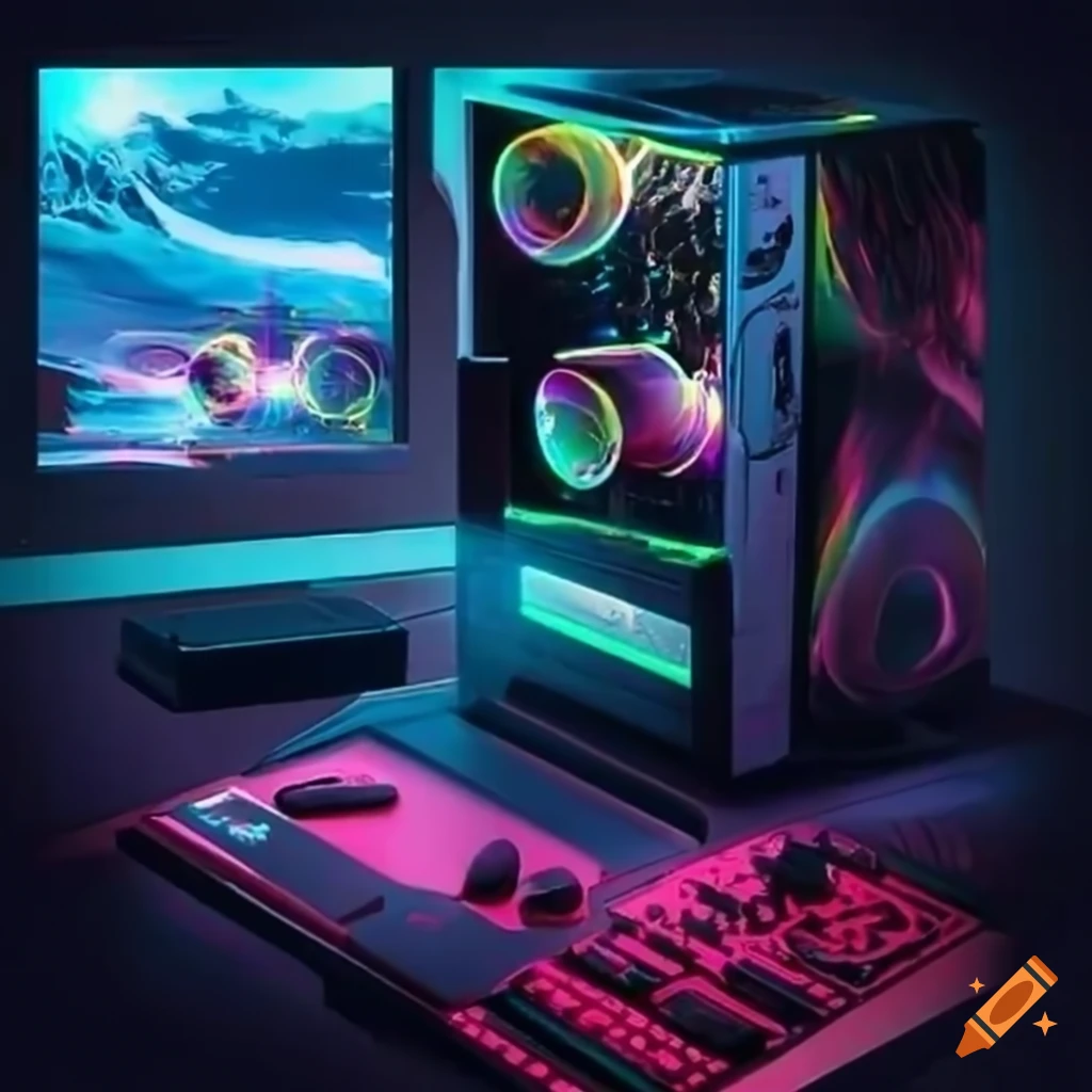 Intense gaming system with extraordinary performance on Craiyon