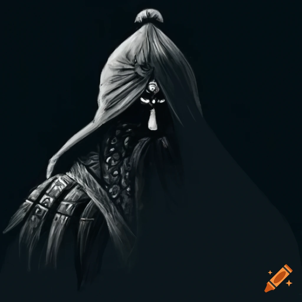 Ottoman warrior in european-style dark robe on Craiyon