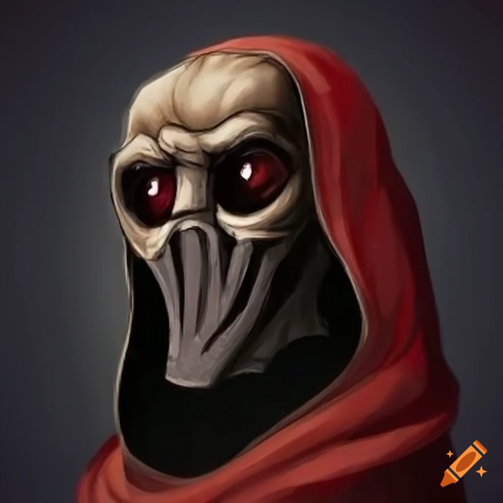 Darth vader and pug mixed face illustration on Craiyon