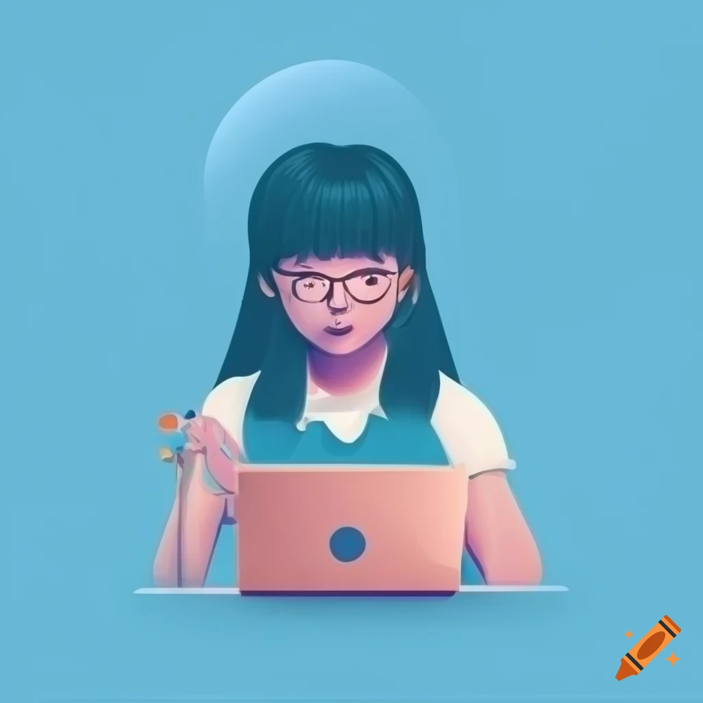 Guardian login screen illustration for a student management system with ...