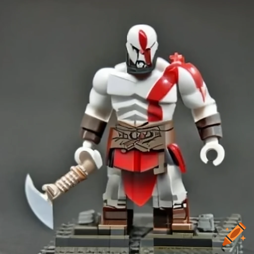Lego kratos character on Craiyon