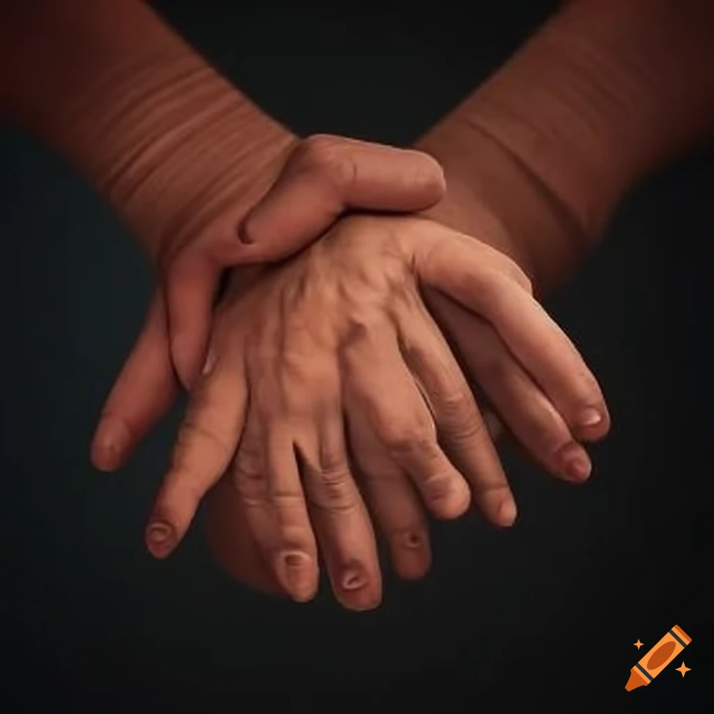 Many hands on Craiyon