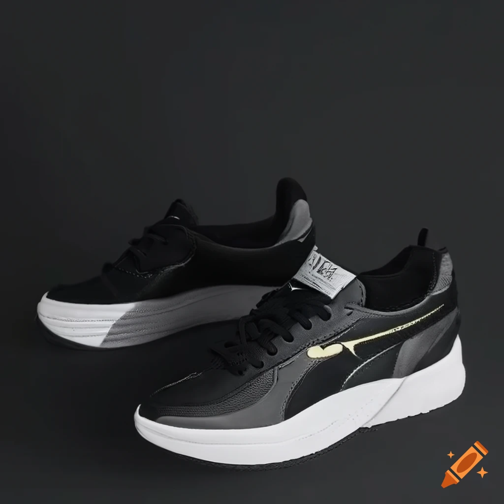 Minimalist design puma shoes on Craiyon