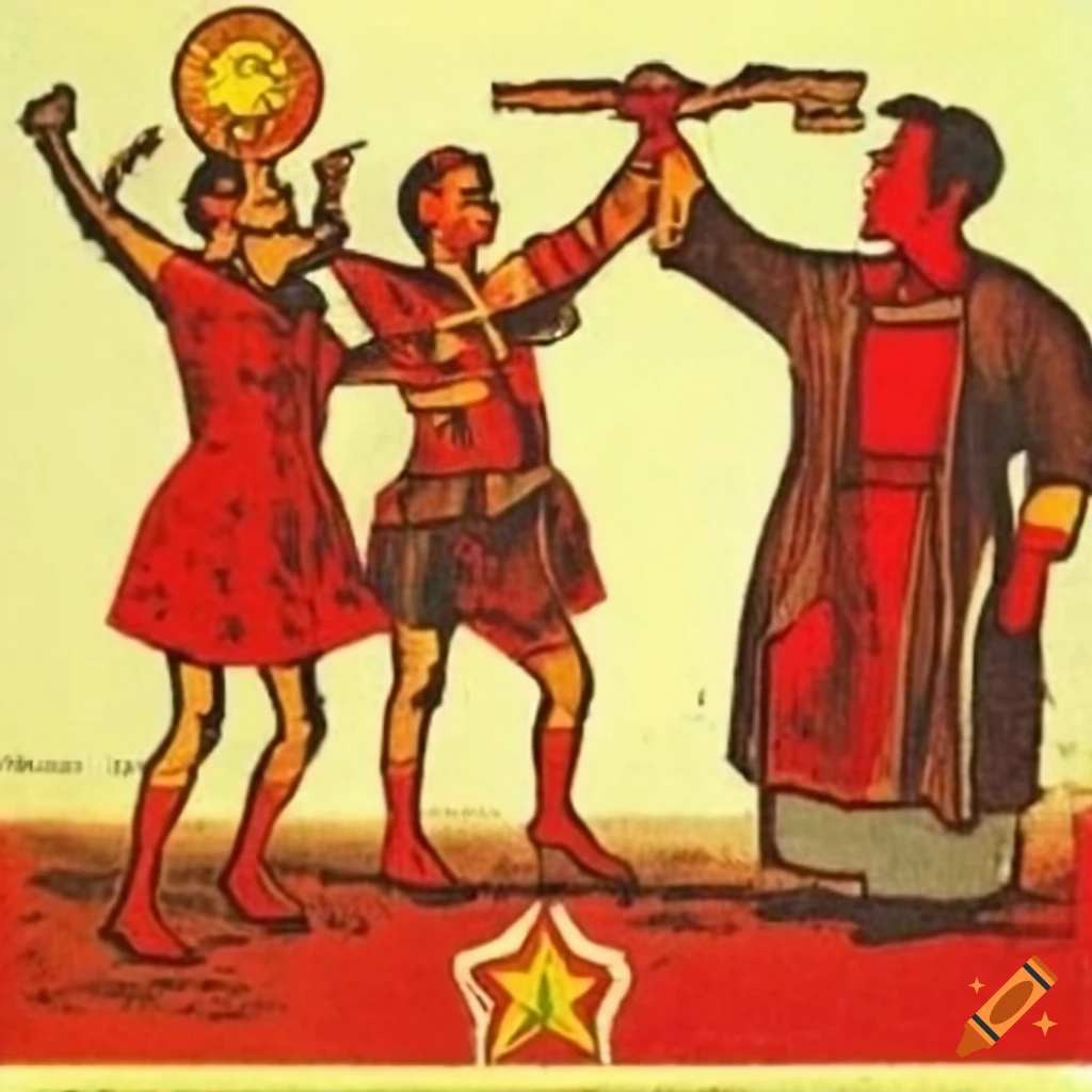 Brazilian socialist republic propaganda on Craiyon