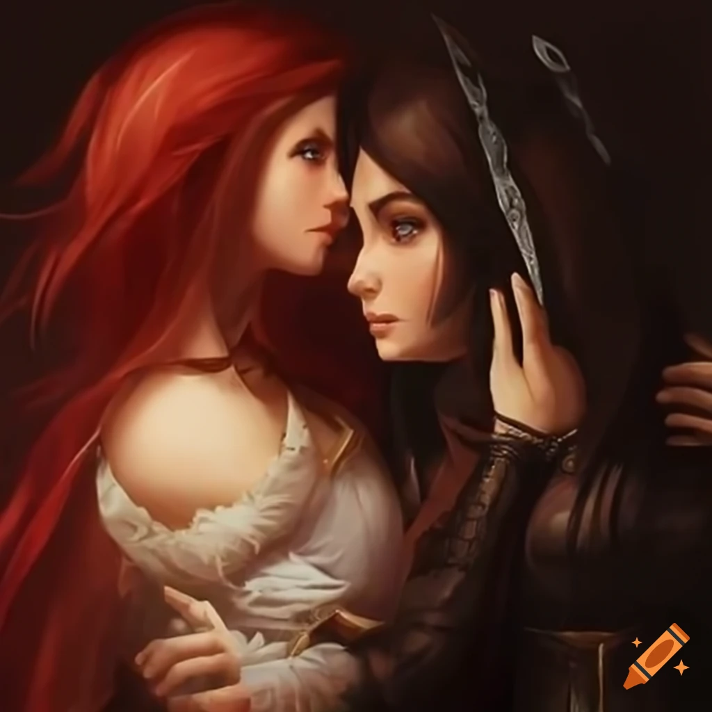 Katarina and leonarda on Craiyon