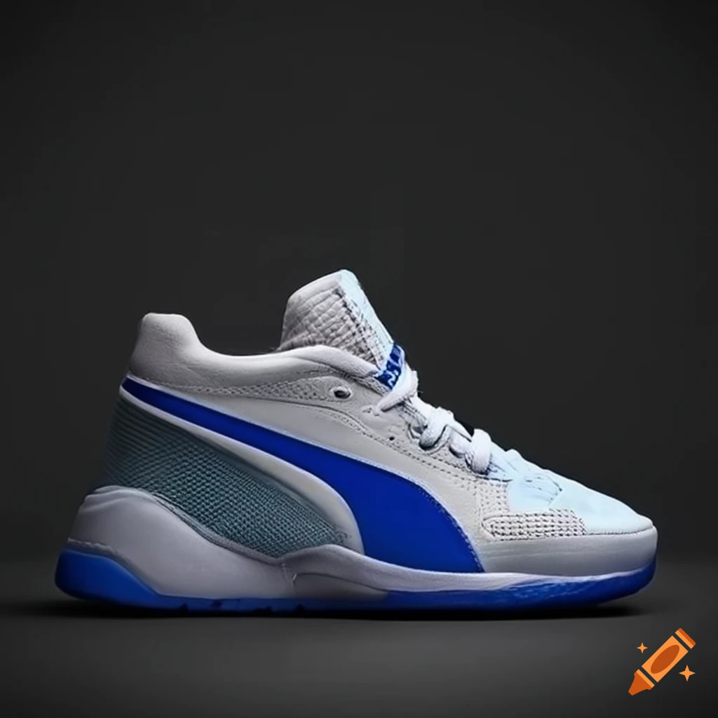 Minimalist design of puma shoes on Craiyon