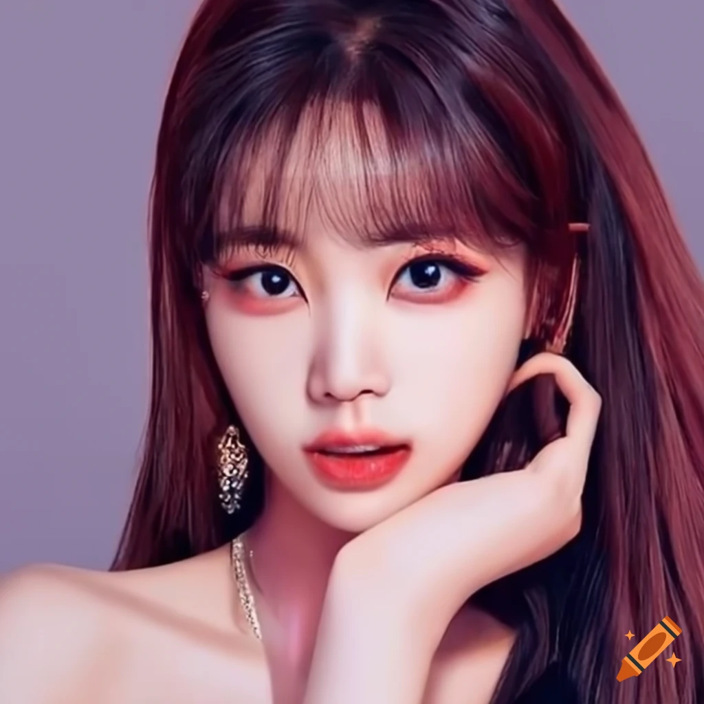 K-pop female idol singer on Craiyon