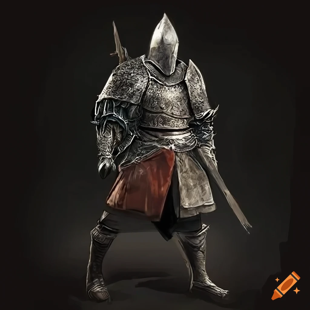 Dark souls knight on Craiyon