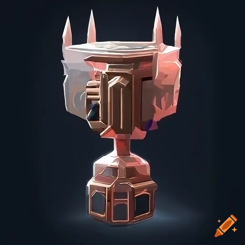 Valorant trophy on Craiyon