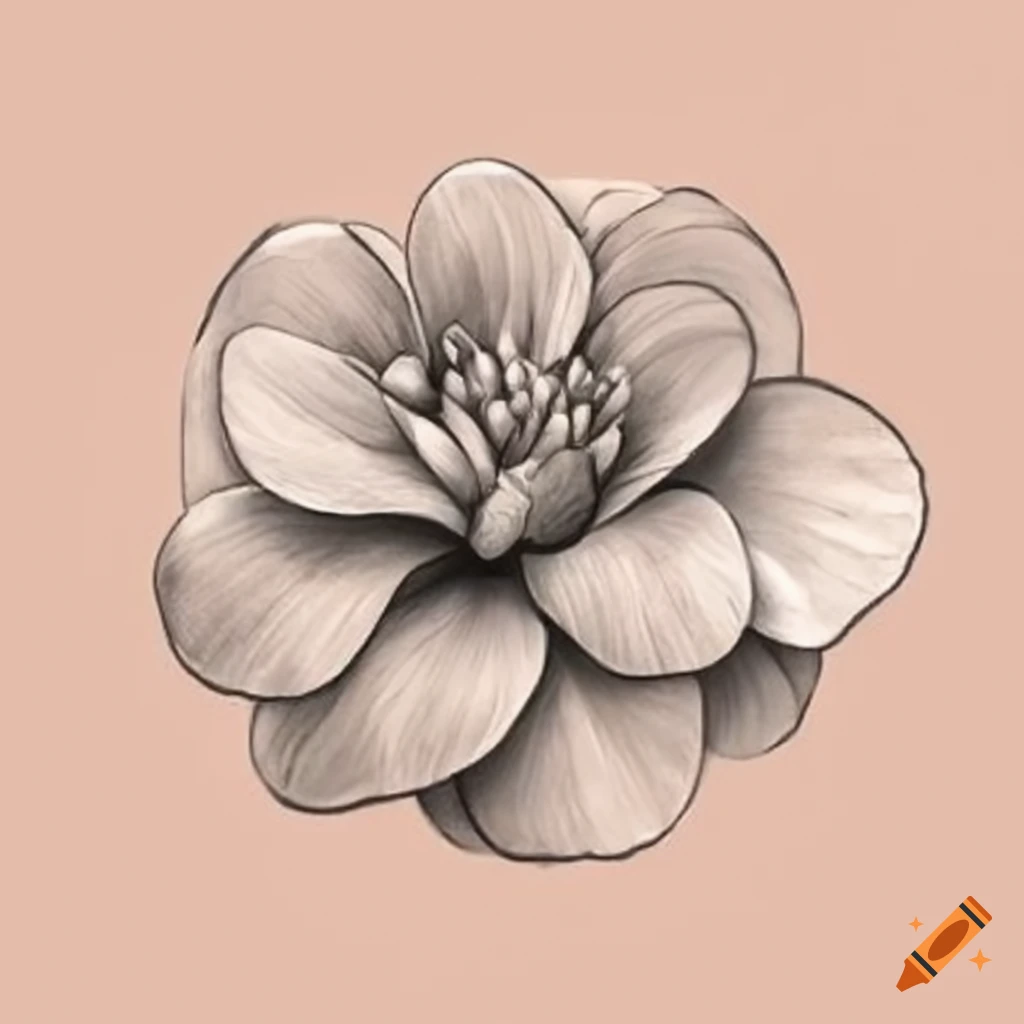 Neutral flower on Craiyon