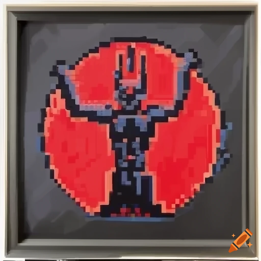 Pixel art devil favicon on Craiyon