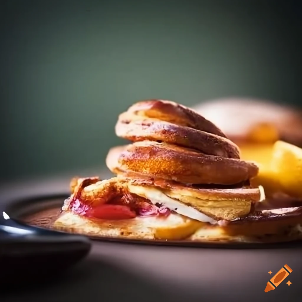 Traditional english breakfast on Craiyon