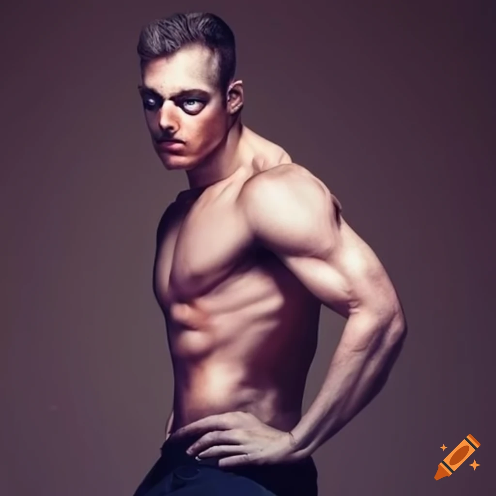 Very handsome man on Craiyon