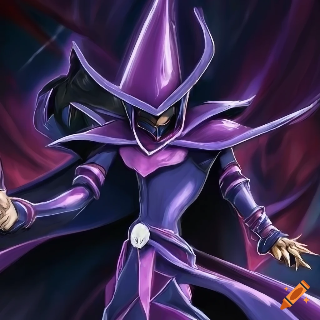 Dark magician character art by stanley artgerm lau on Craiyon