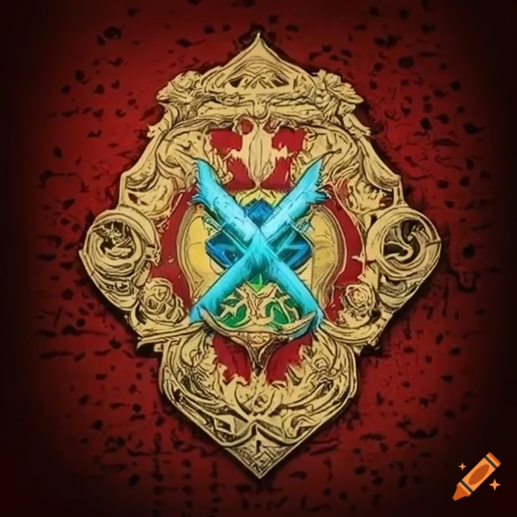 Emblem of a fictional country on Craiyon