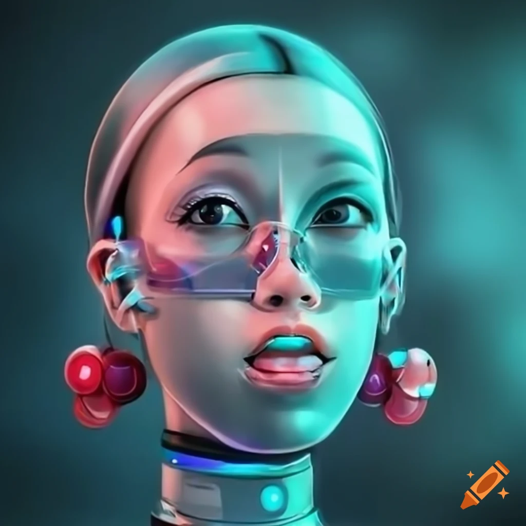 Cute and friendly ai bot with a charming sense of humor on Craiyon