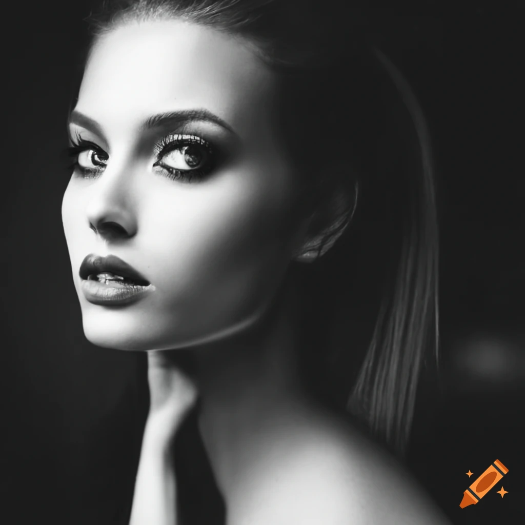 Beautiful stunning fictional supermodel woman on Craiyon