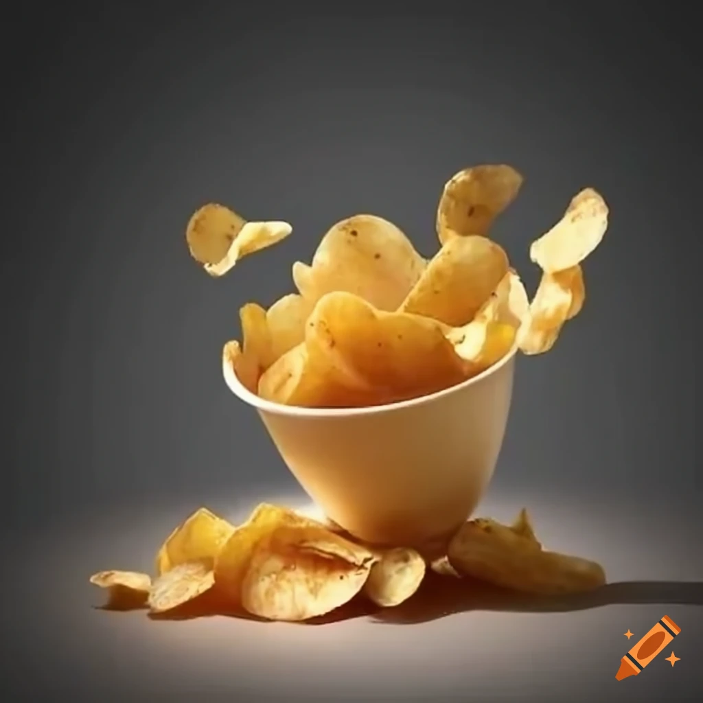 Dancing potato chips on Craiyon