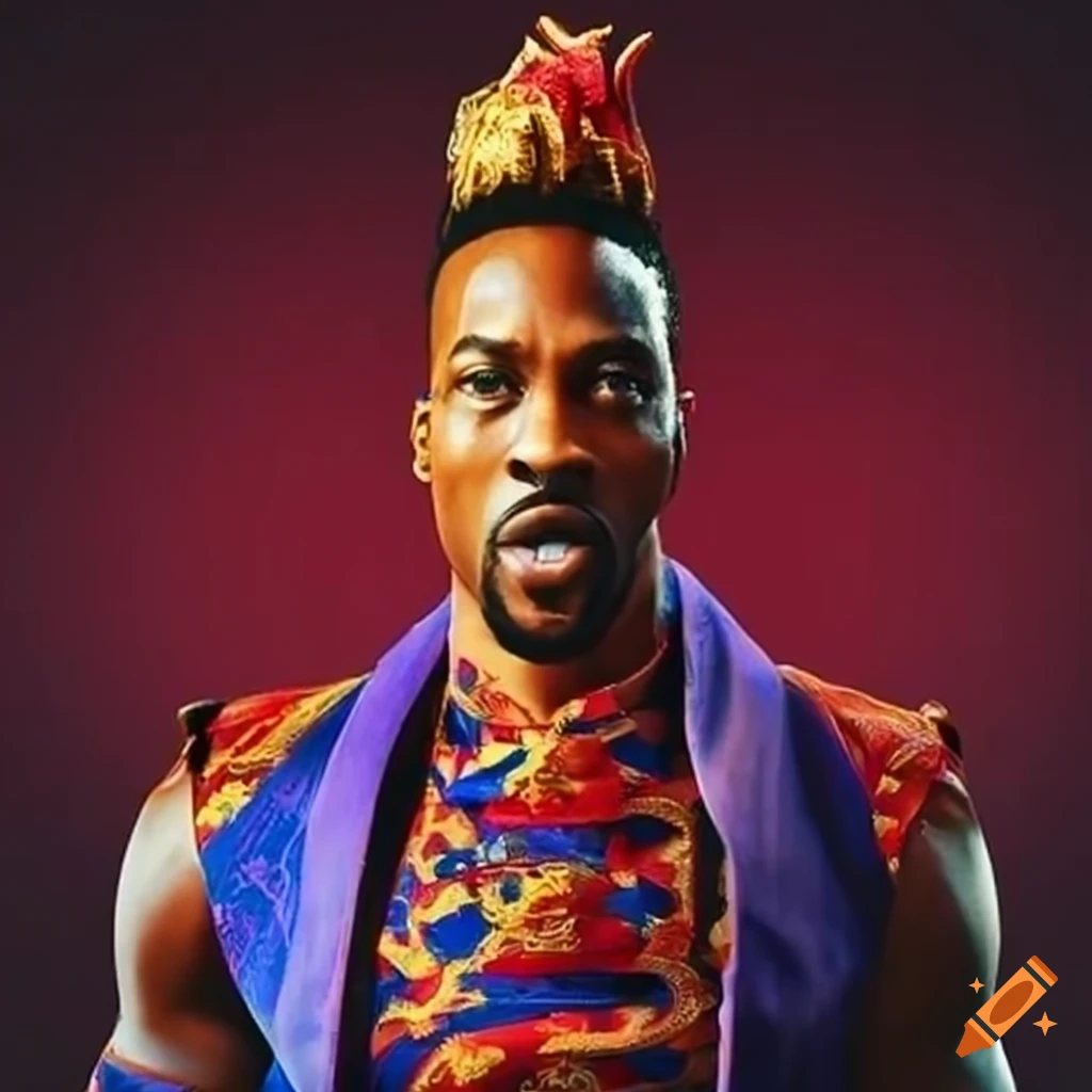 Dwight howard in traditional chinese attire on Craiyon