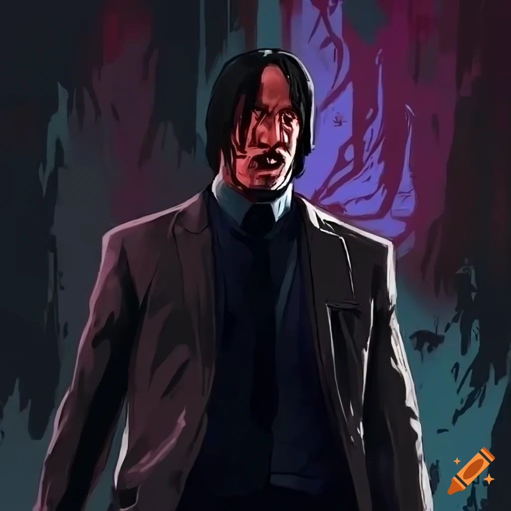 Action character with a gun in gta cell shaded art style on Craiyon