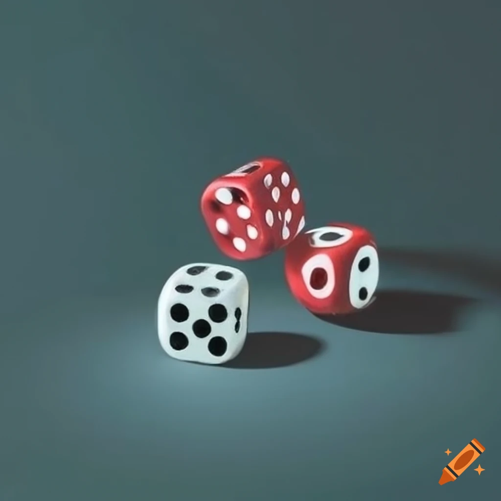 Rolling dice on Craiyon